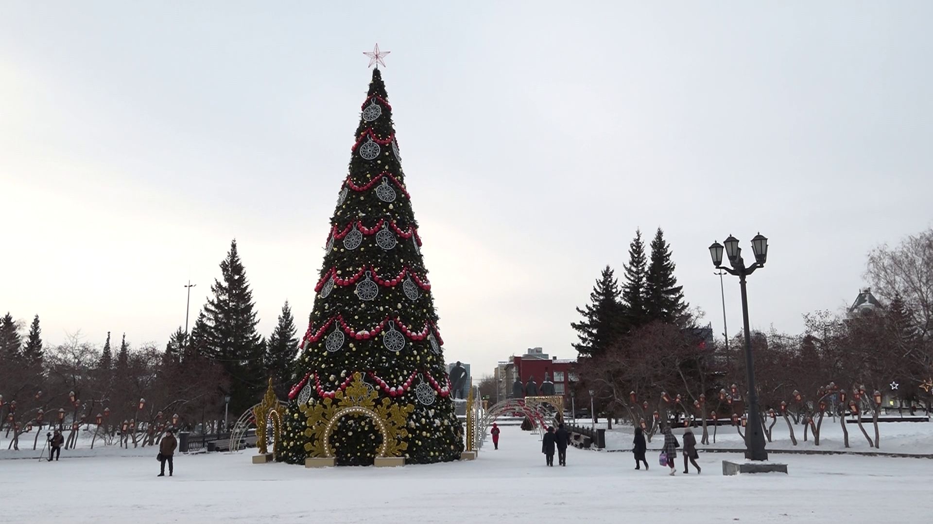 Новосибирск готов к празднованию Нового года