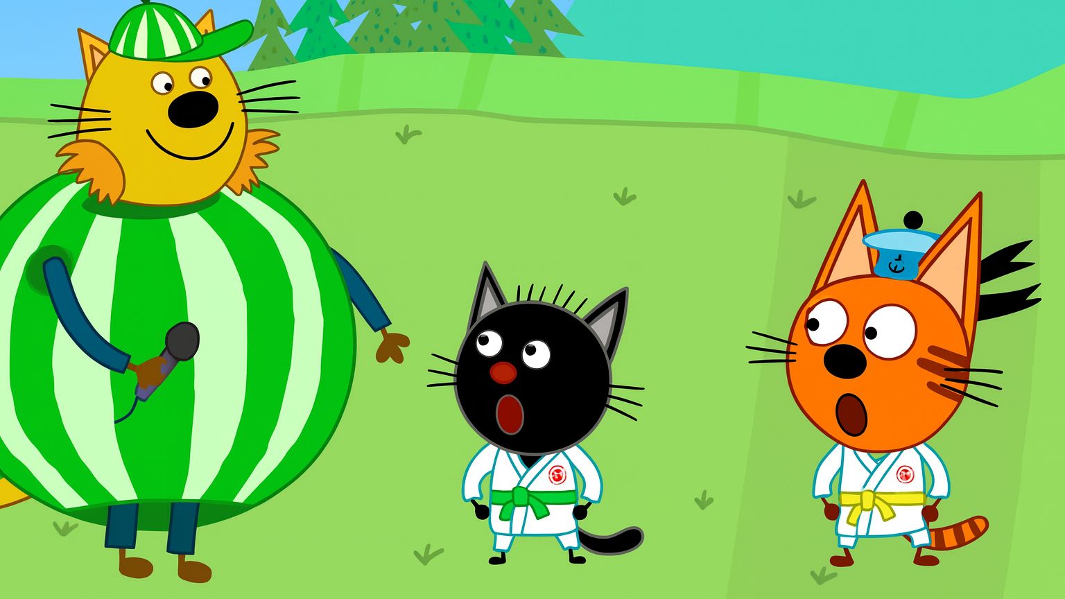 Три Кота — Мультфильм для Детей | Цирковой номер | Три Кота Мультик Смотреть | Развивающая Игра