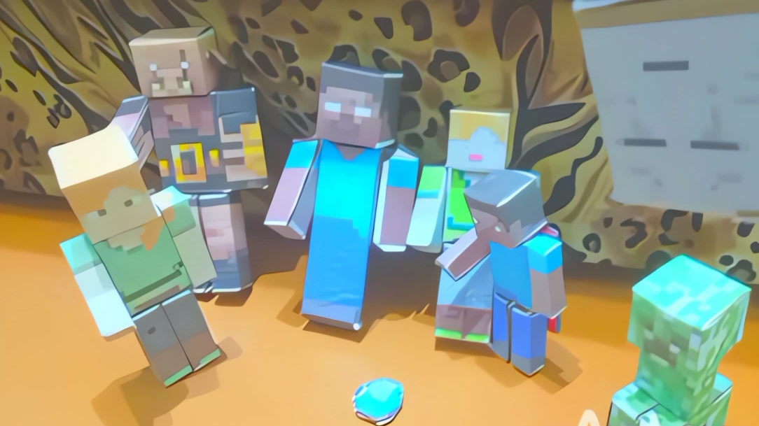 бумажный Майнкрафт 2 сезон 27 серия за алмазом