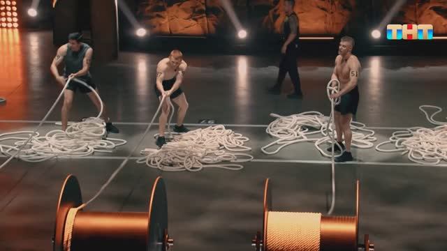 Силовое вытягивание каната