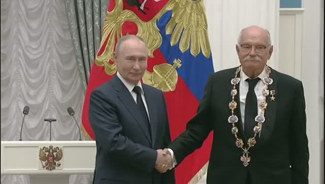 В Екатерининском зале Кремля прошла церемония вручения государственных наград, 24 декабря 2025