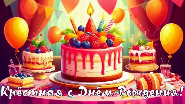 Крёстная с Днём Рождения