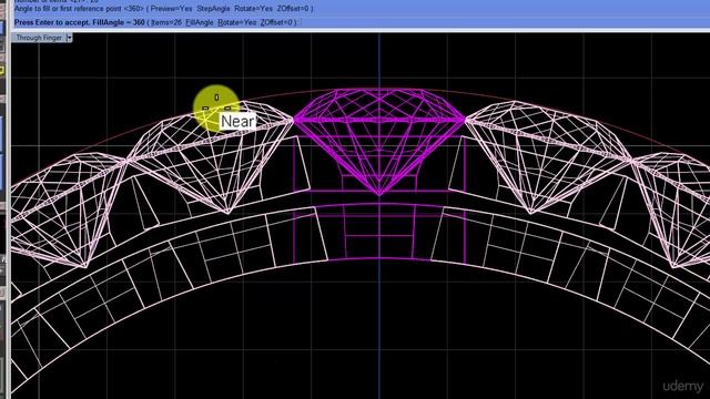 9 -Full eternity ring with round diamonds