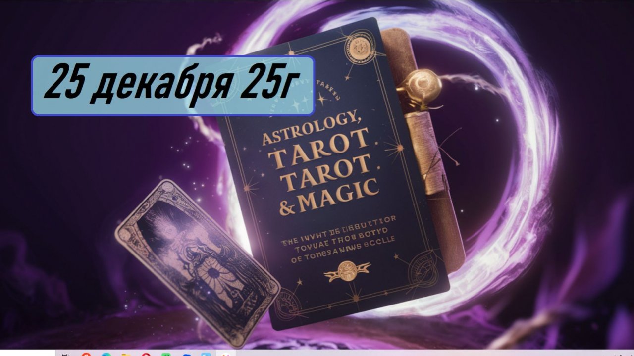 ГОРОСКОП  25 декабря 25г