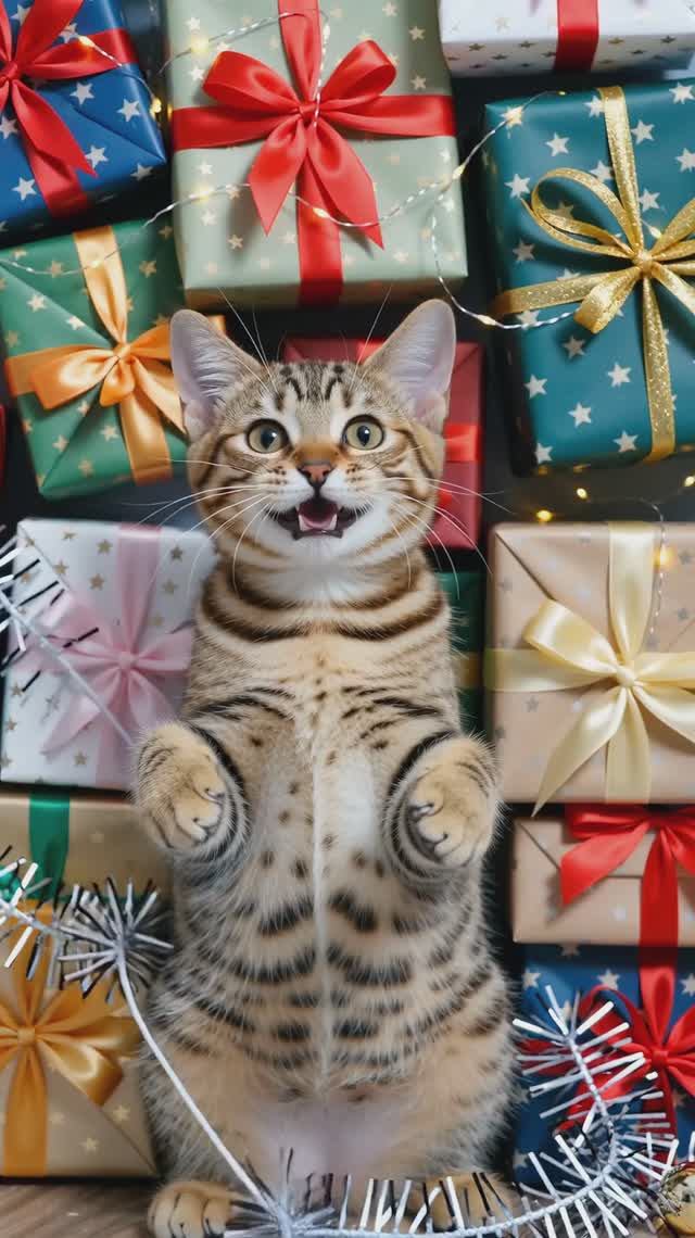 🎅 Рождественские и новогодние поздравления 2026 #17🎄 от CyberDeech! ✨ #Рождество #НовыйГод2026