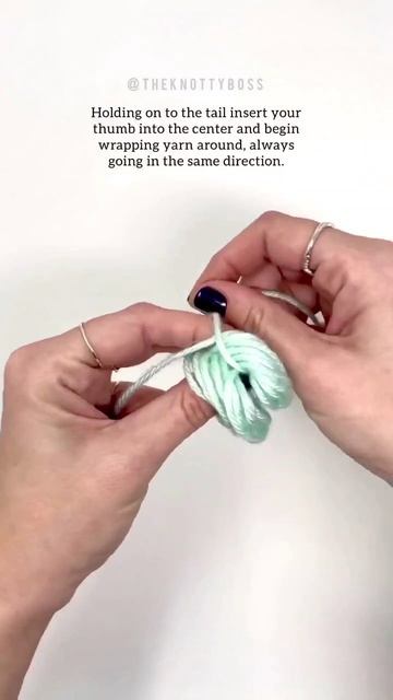 Как смотать клубок.  Быстро и правильно.