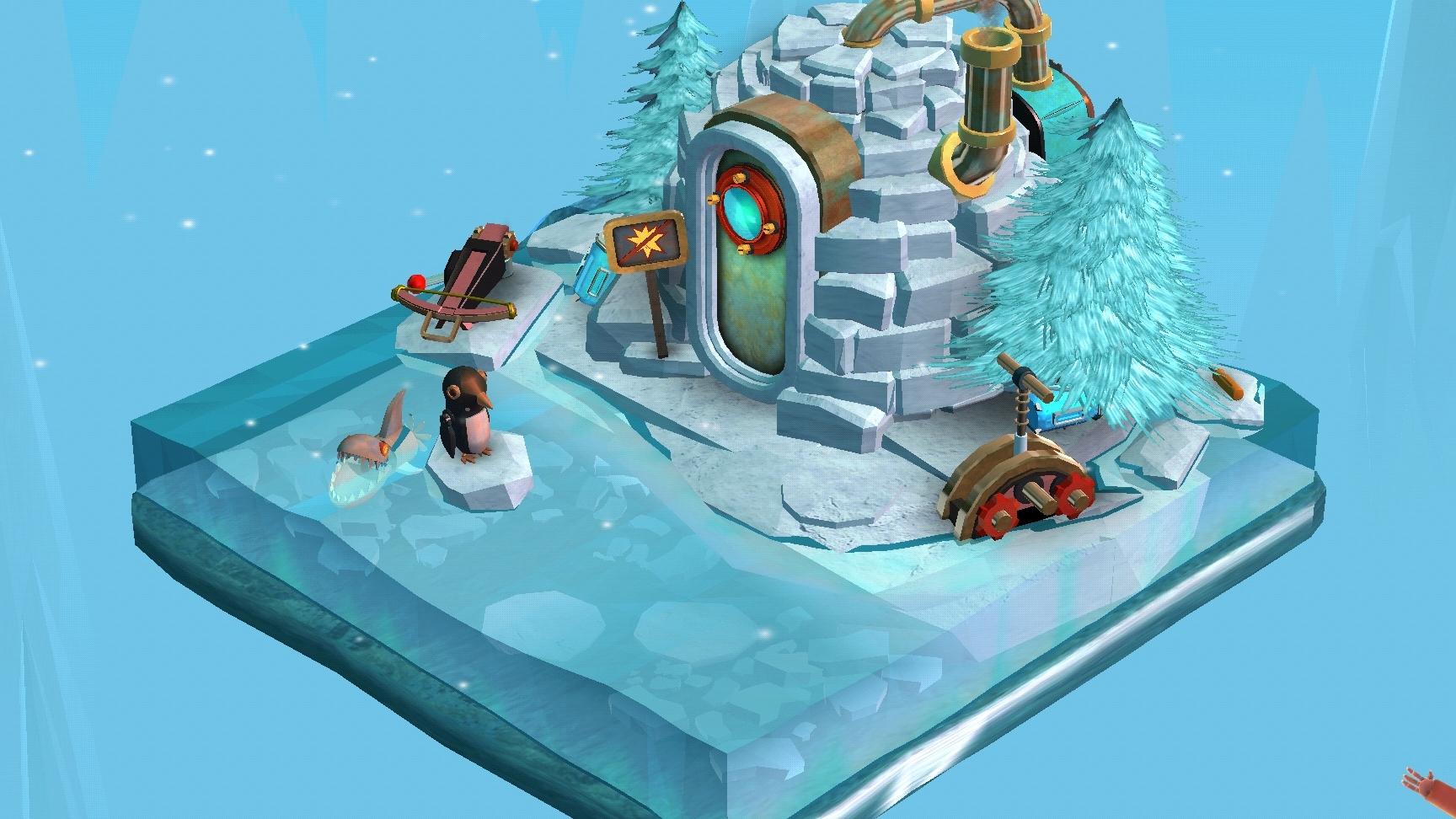 Tiny Robots Recharged | Затруднение Пингвина | Прохождение