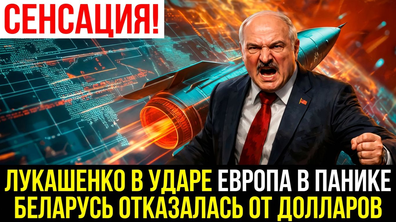 💥 ЛУКАШЕНКО ВЗОРВАЛ ФИНАНСОВУЮ СИСТЕМУ! ЕВРОПА В ПАНИКЕ БЕЛАРУСЬ ОТКАЗАЛАСЬ ОТ ДОЛЛАРОВ
