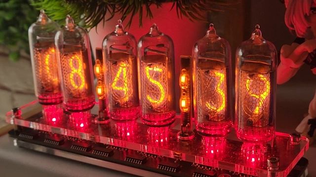 Часы на газоразрядных ИН-14