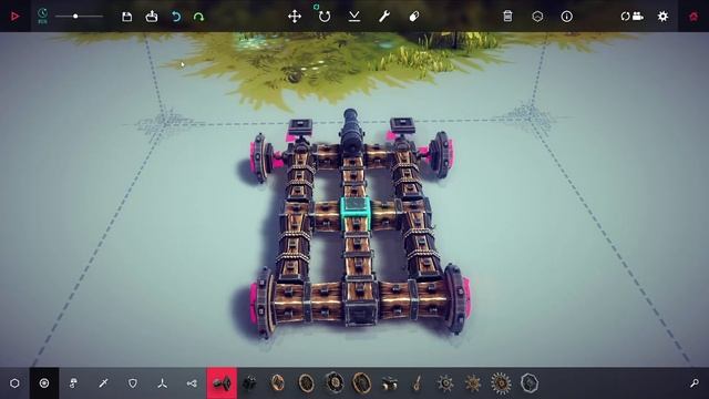 Играем в Besiege: зона 5 "Внешний оплот" остров Ипсилон