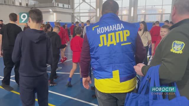 Традиционный новогодний кубок по самбо прошел в поселке Северный под Белгородом