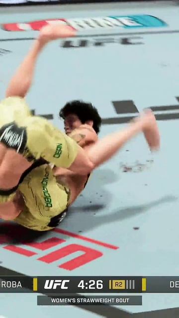 Попытка сабмишена от Яндиробы в UFC 5 #shorts #вирнаяндироба #маккензидерн #дерняндироба2 #ufc5