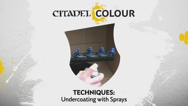01 - Undercoating with Spray Paints
