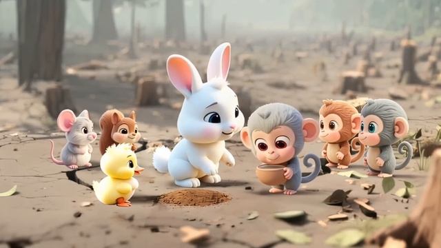 Обезьянки. Monkeys Taken Away! красивый мультик