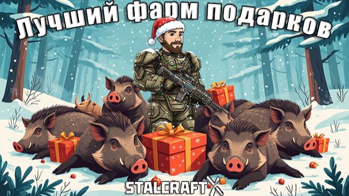 Лучший Фарм новогодних подарков в Stalcraft: X