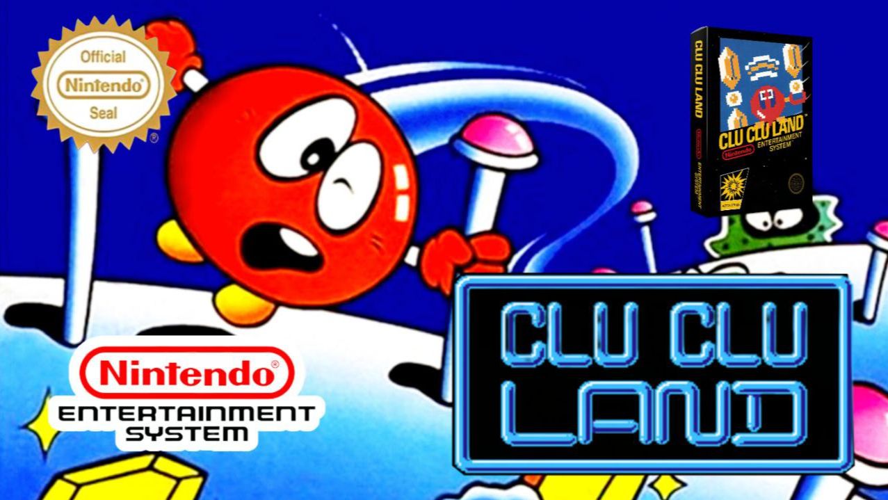 Clu Clu Land | NES | Полное прохождение