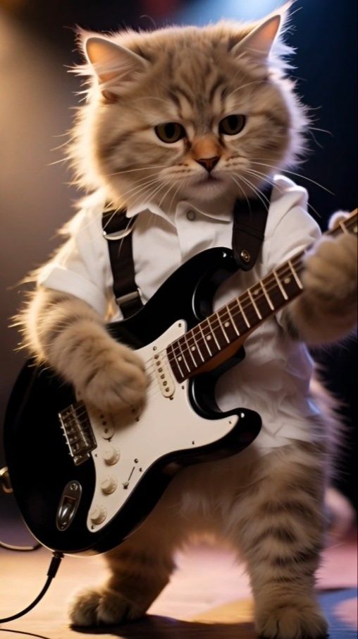 Кошачий ансамбль. Музыка. Живые картинки 134