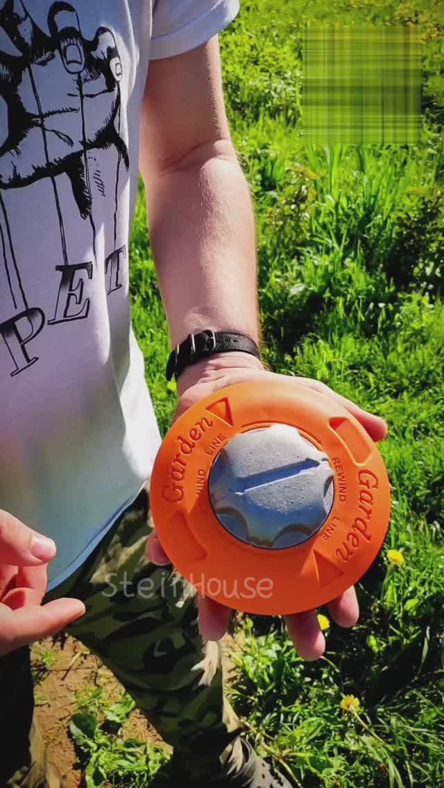 Как намотать леску на катушку Garden для триммера или мотокосы за минуту