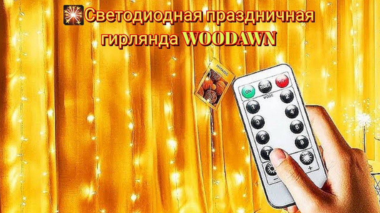 🎇Светодиодная праздничная гирлянда WOODAWN / WOODAWN LED Holiday Lights