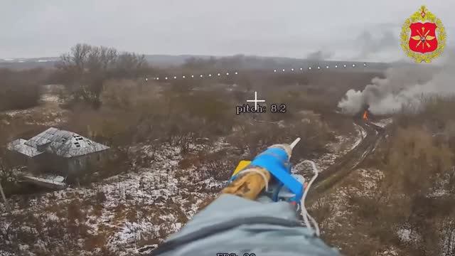 Боевая работа операторов войск беспилотных систем