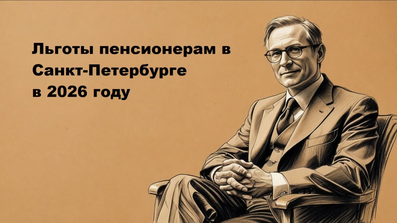 Льготы пенсионерам в Санкт-Петербурге в 2026 году: список главных льгот и как их получить