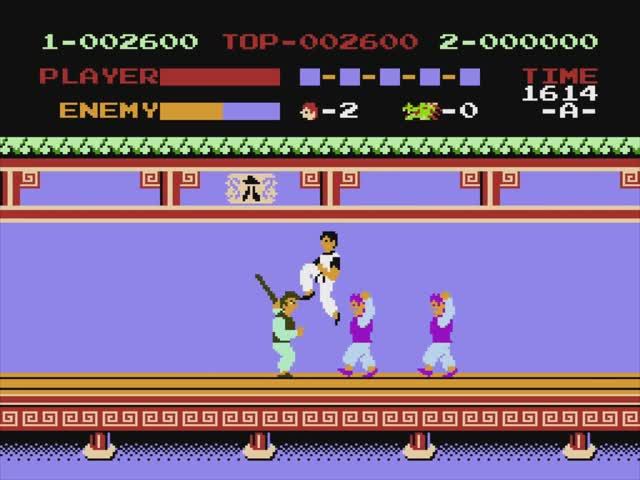 TAS, (NES) Kung Fu - in 03m 40.570s by eien86 & Phil