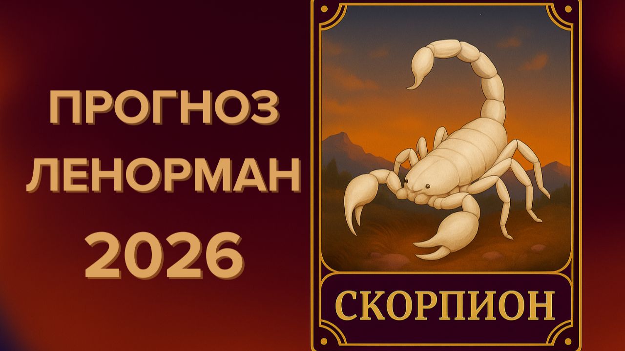 ♏ СКОРПИОН 2026 🔮 ЧТО ПРИНЕСЁТ ГОД, ЧТО ГОД ГОТОВИТ🔮 ПРОГНОЗ ЛЕНОРМАН ✨ЧТО ЖДЁТ ✨КУДА ВЕДЁТ СУДЬБА