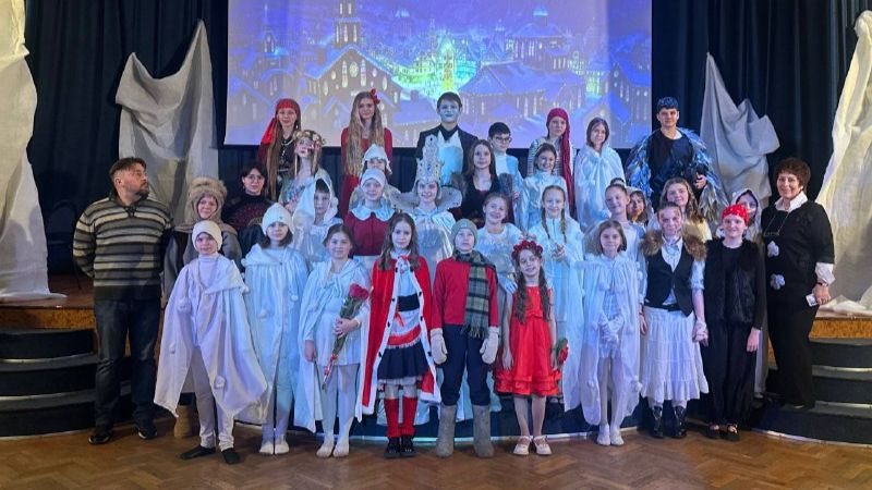 спектакль "Снежная королева" театр "День Дети" Школа 1375