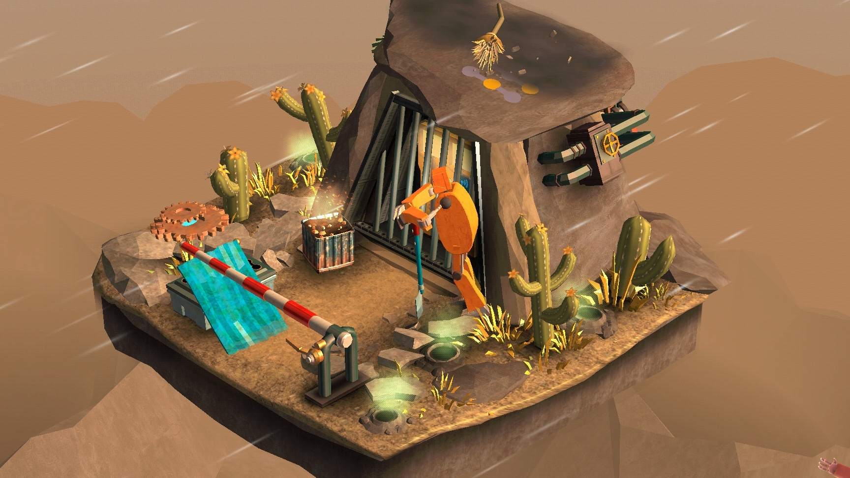 Tiny Robots Recharged | Газ и Кактусы | Прохождение