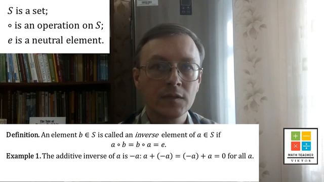Video task 27 - Properties of operations: an inverse element