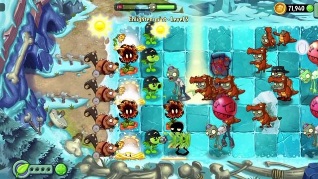 Прохожу событие солнечной мяты в PVZ 2 часть 3