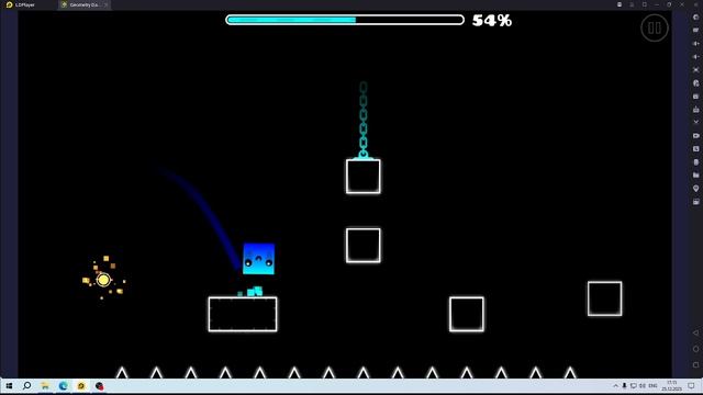 Играю в геометрий дэш прохожу CANT LET GO