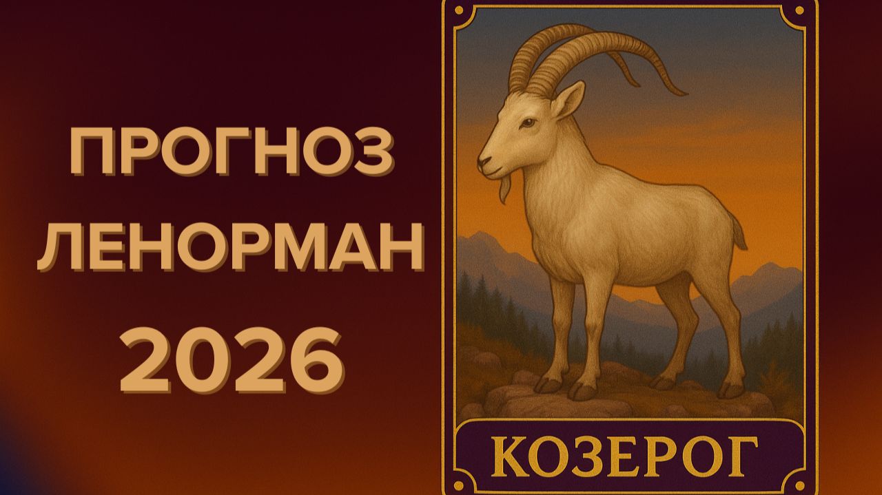 ♑КОЗЕРОГ 2026 🔮 ЧТО ПРИНЕСЁТ ГОД, ЧТО ГОД ГОТОВИТ🔮 ПРОГНОЗ ЛЕНОРМАН ✨ЧТО ЖДЁТ ✨КУДА ВЕДЁТ СУДЬБА