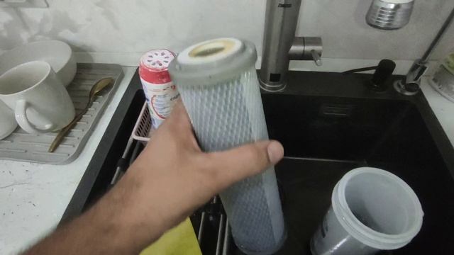 НАДОЕЛ НАКИПЬ? МЕНЯЕМ Гейзер фильтр для воды под воду НА ИОНООБМЕННЫЙ 👍