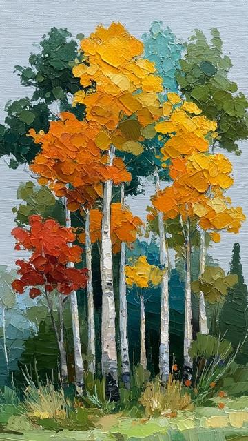 Березовая роща (картина #1030) / Арт-студия Нормова