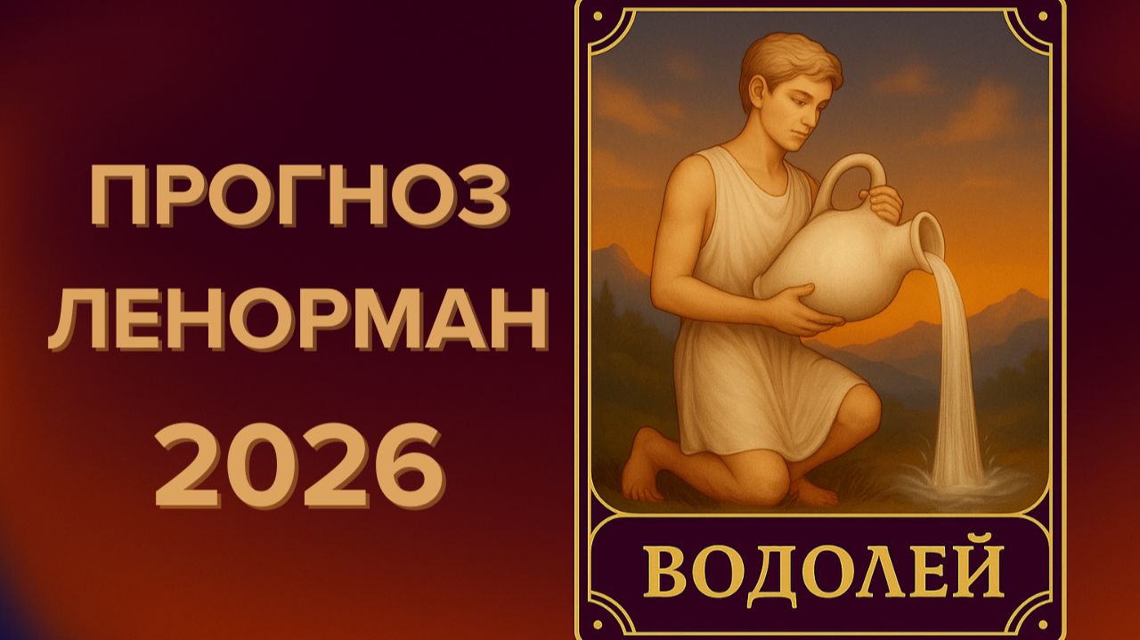 ♒ВОДОЛЕЙ 2026 🔮 ЧТО ПРИНЕСЁТ ГОД, ЧТО ГОД ГОТОВИТ🔮 ПРОГНОЗ ЛЕНОРМАН ✨ЧТО ЖДЁТ ✨КУДА ВЕДЁТ СУДЬБА