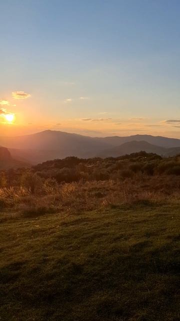 Закат в горах Кавказа