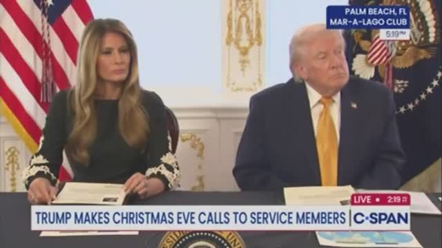 Обращение Трампа к войскам было прервано — "Это делает враг", 25 декабря 2025 года