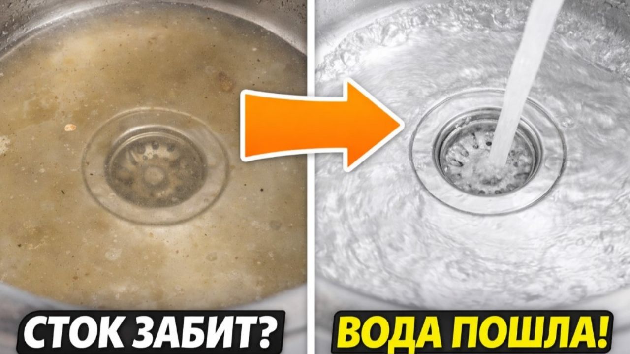 Вы не поверите, но если засорилась канализация - это поможет