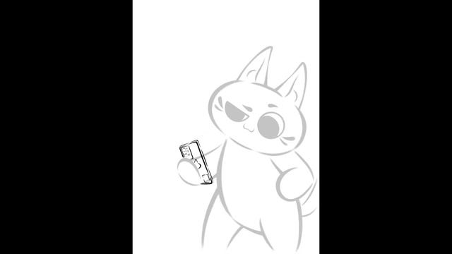 ТУТОРИАЛ РИСУЮ КОТИКА ЛОКИ - МАСКОТ БРЕНДА #art #shorts #viral #artwork #artist #drawling