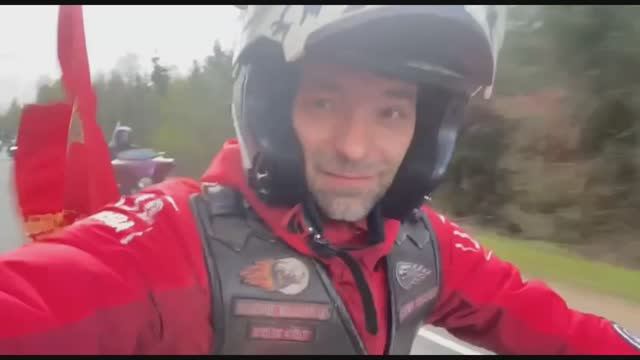 Мотопробег и возложение цветов воинское захоронение г.Торжок. Ночные Волки Тверской регион.