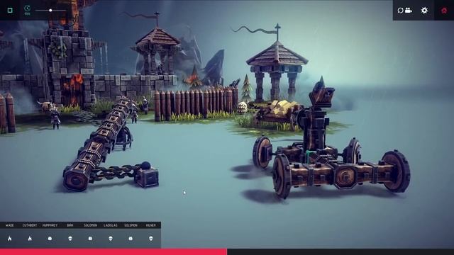 Играем в Besiege: зона 17 "Обращение герцога" остров Толбринд