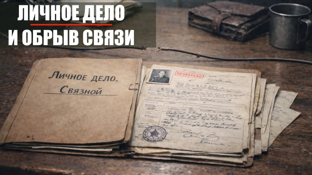 Личное дело связного проверка, которая сорвала агентурную линию ...