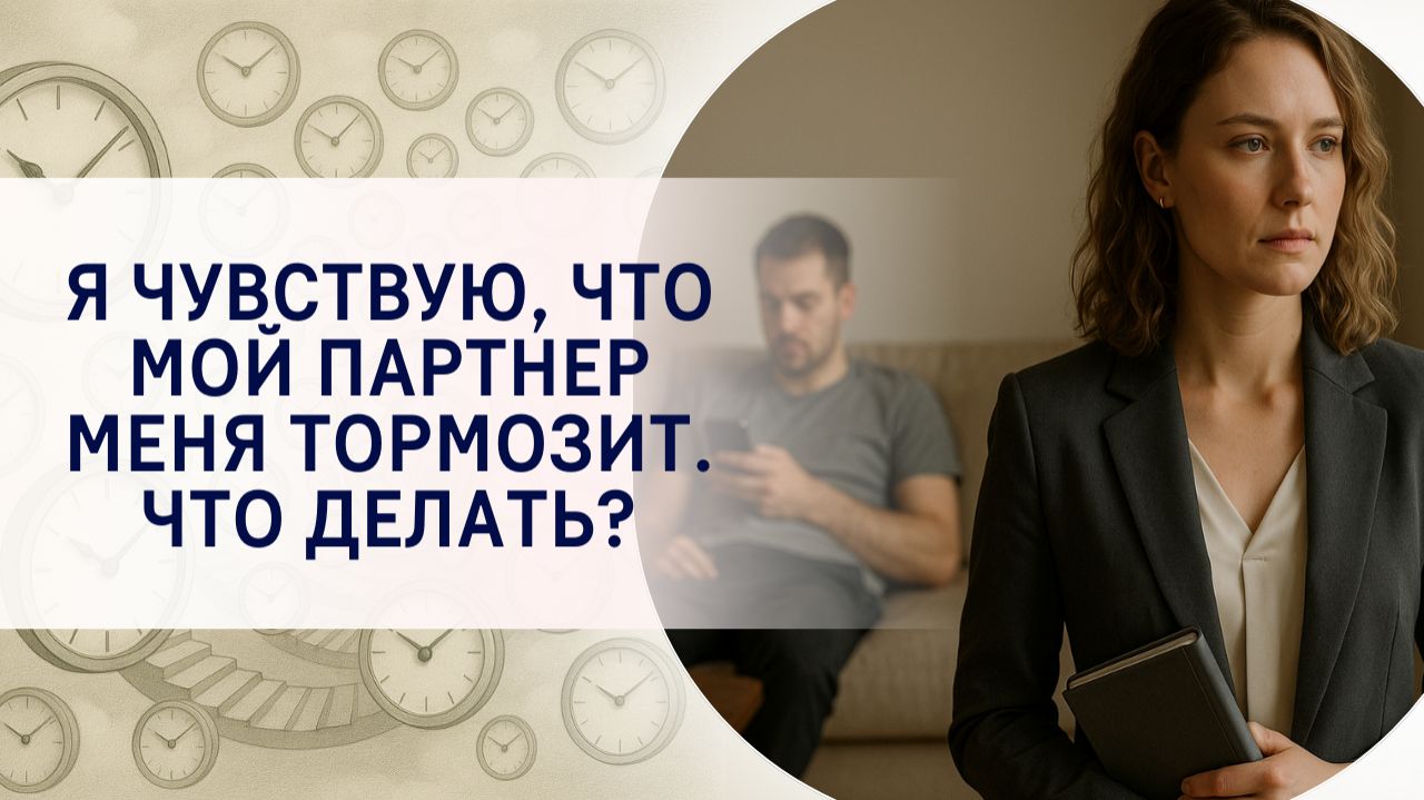 Я чувствую, что мой партнер меня тормозит. Что делать?