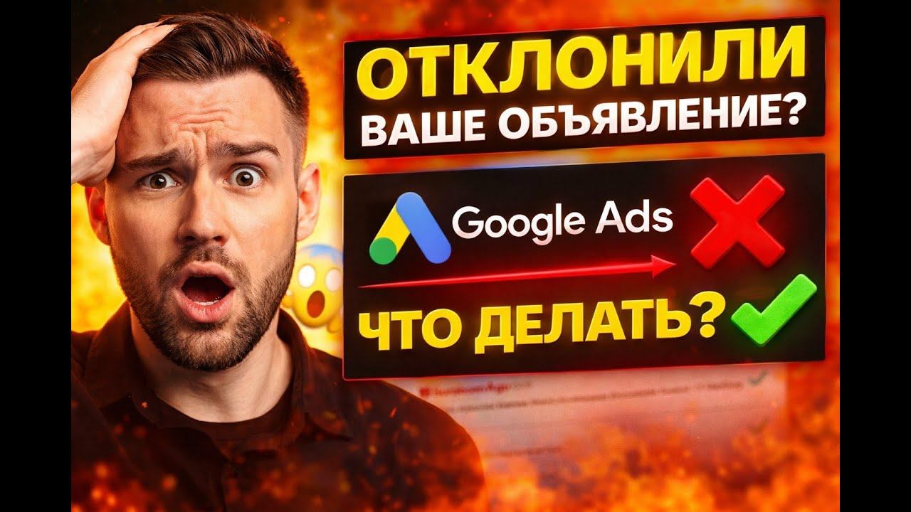 Модерация Google Ads отклонила объявление? Вот что делать