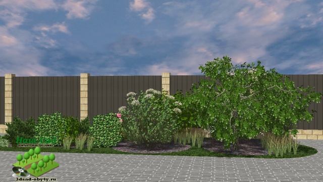 Изменение сезонности цветника по месяцам года