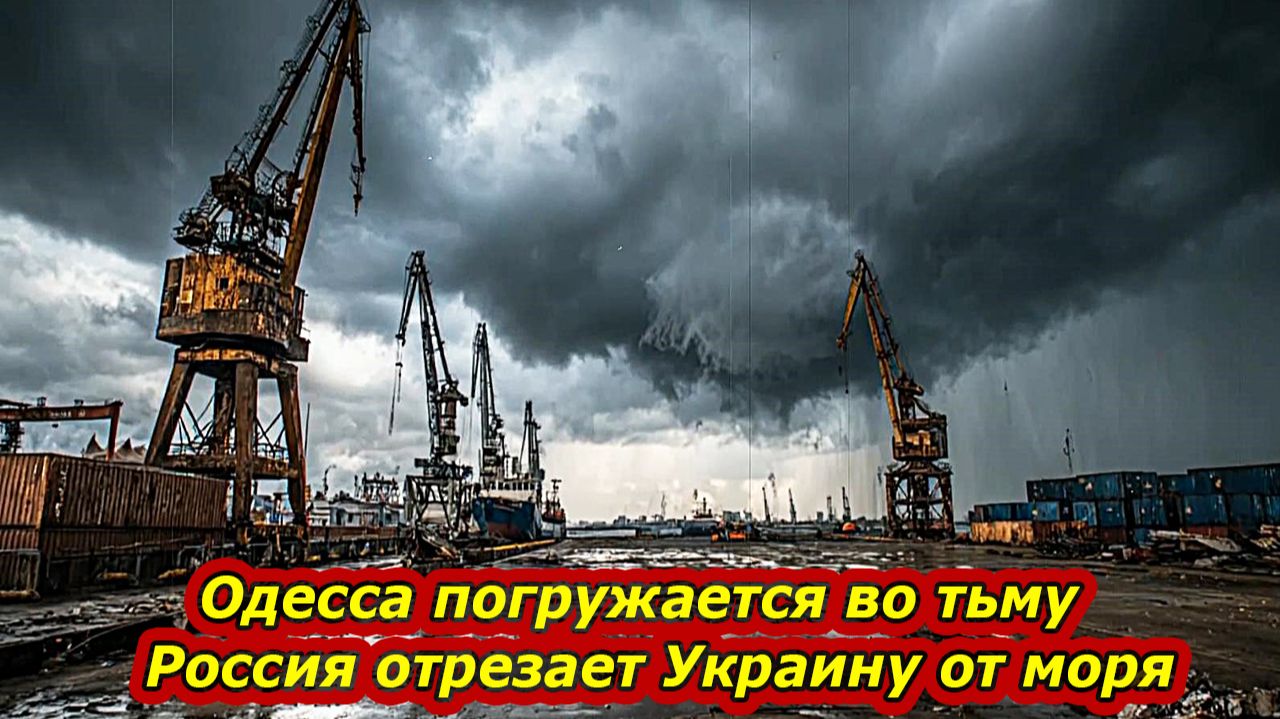Одесса погружается во тьму! ||  Россия отрезает Украину от моря