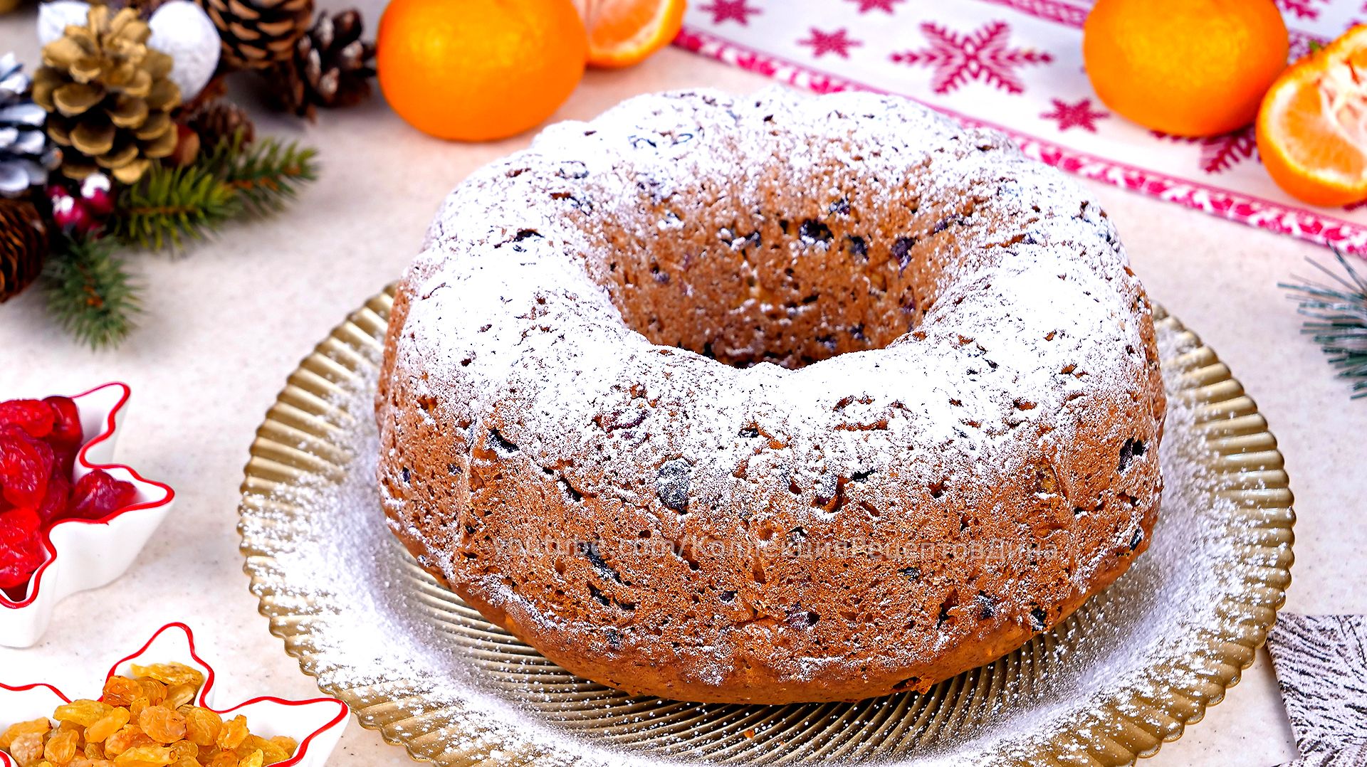 🌟🎄 Новогодняя Рождественская выпечка - Творожный Бездрожжевой Кекс “А-ля Рождественский Штоллен”🎄