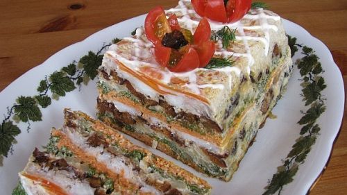 Рыбный торт