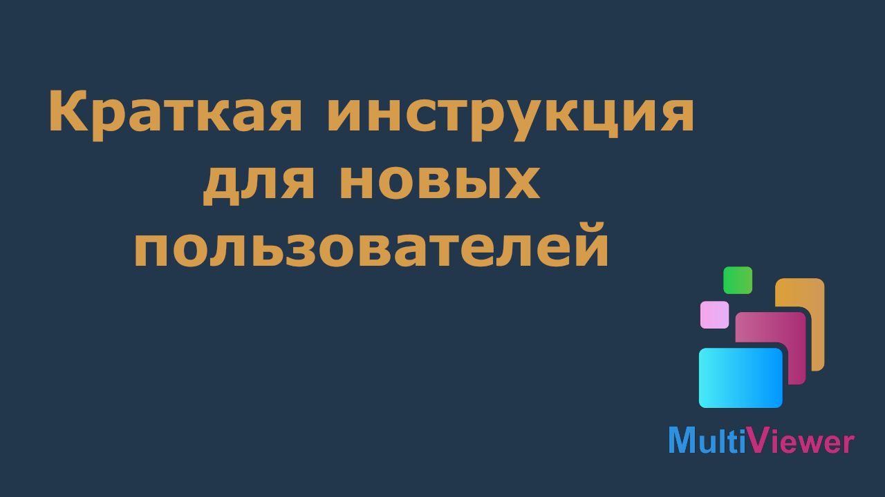 Краткая инструкция по MultiViewer для новых пользователей